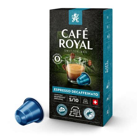 Café Royal Espresso Decaffeinato 10 Capsule per Nespresso per 3 49