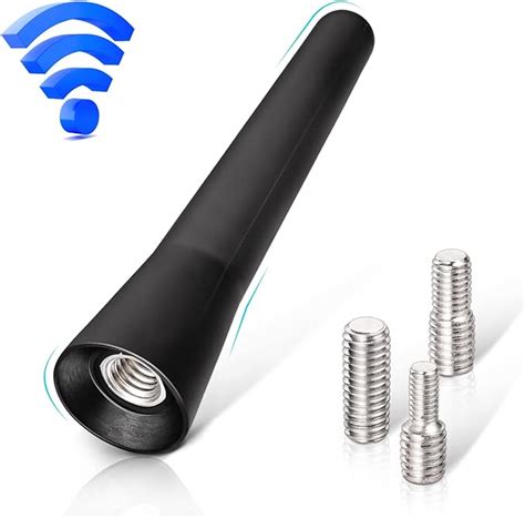 Eightwood 6 5cm Mini Car Radio Aerial Antenna Small Short AM FM Aerial