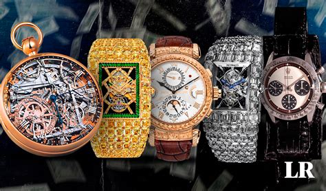 Los 5 relojes más caros del mundo los exclusivos Rolex no figuran en