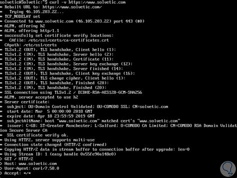 Cómo usar y ejemplos comando cURL Linux Solvetic
