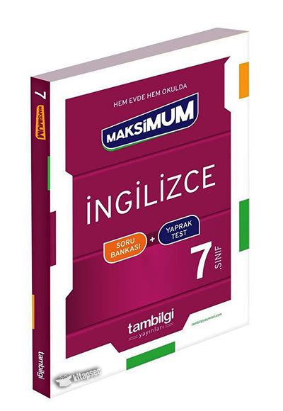 S N F Ngilizce Soru Bankas Yaprak Test Tambilgi Yay Nlar