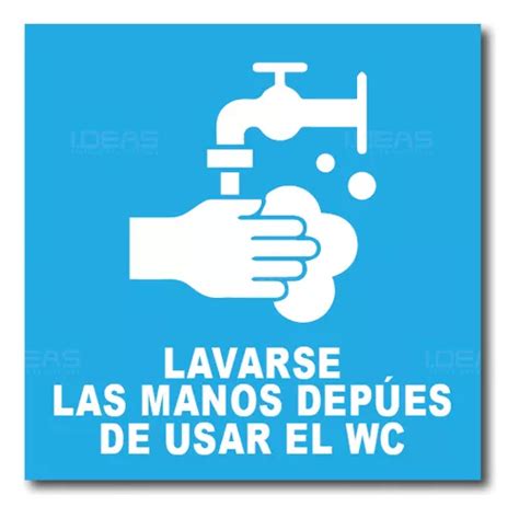 Se Alamiento Informativo Lavarse Las Manos Se Al Meses Sin Inter S