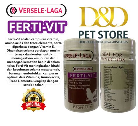 FERTI VIT Versele Laga Vitamin Burung Untuk Breeding Dan Produktifitas