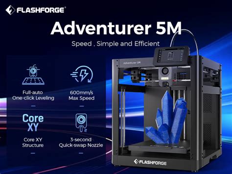 Flashforge Adventurer 5M 3D Printer WOL 3D 3D Printers