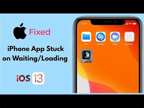 IPhone Apps Stuck In Loading Waiting After Restore Or When Installing