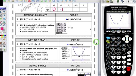 evaluating functions graphing calculator youtube