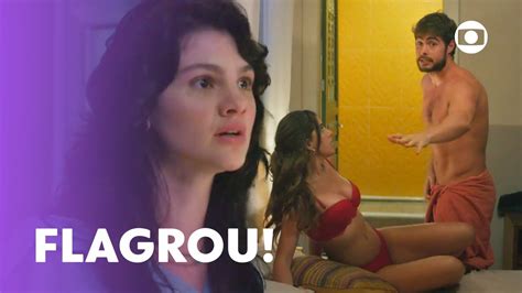 Plano de Irene dá certo e Petra flagra Hélio Graciara TV Globo
