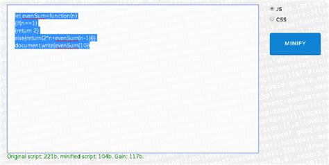 javascript minify how does minify work in javascript examples