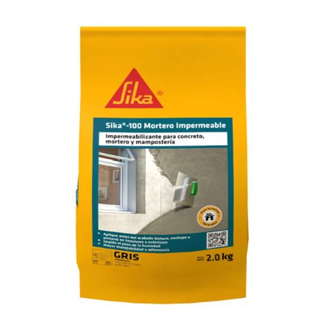 SIKA 100 MORTERO IMPERMEABLE GRIS 2KG