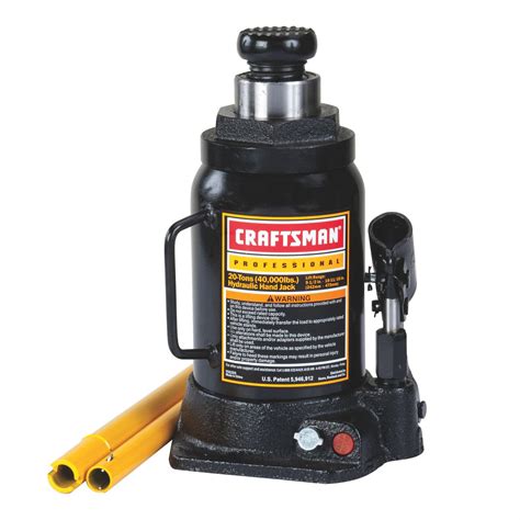 Craftsman Hydraulic Ton Automotive Bottle Jack USA Shop Elevate In