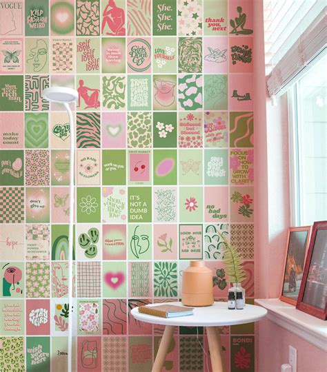 Pastel Wall Decor Wall Collage Decor Pastel Walls Pink Walls