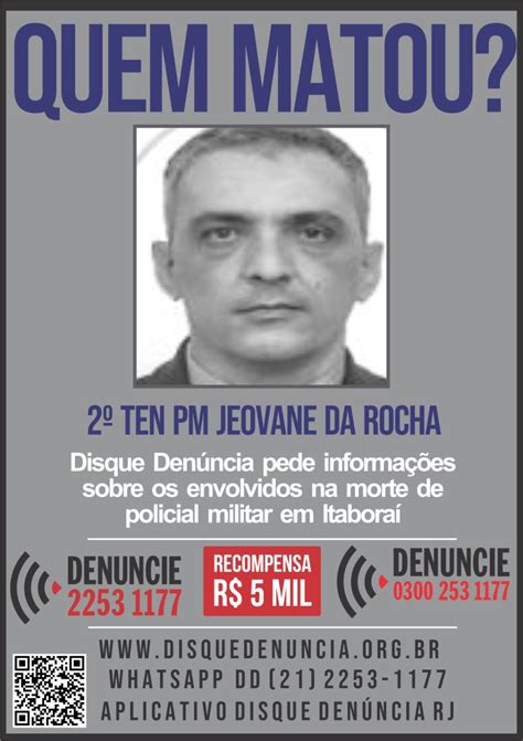 Disque Denúncia oferece recompensa por informações que levem à prisão