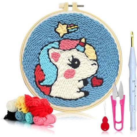 Kit de Démarrage de Broderie XiXiRan Punch Needle Broderie Kit