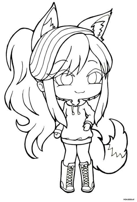 Gacha Life A Colorier