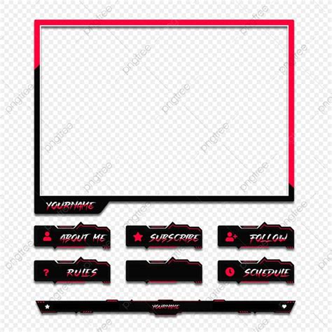 Live Streaming Clipart Hd PNG Twitch Live Streaming Overlays Or Panel