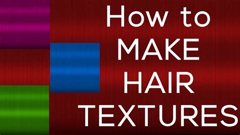 How To Make Easy Hair Texture For Imvu And Hair Cards Gimp Tutorial