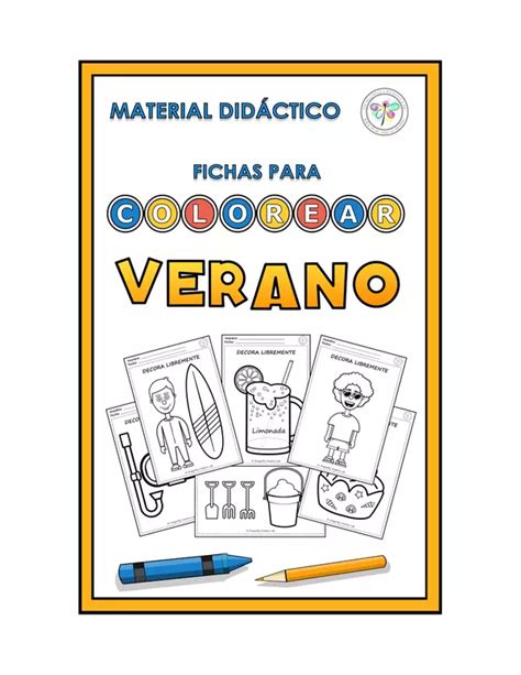 Fichas Para Colorear Verano Profe Social The Best Porn Website