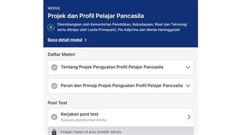 Kunci Jawaban Post Test Modul 1 Projek Penguatan Profil Pelajar