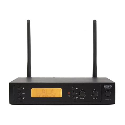 Micrófono inalámbrico Ross FUP 002 UHF Doble de Mano