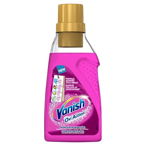 Vanish Oxi Action Odplamiacz do tkanin w żelu 500 ml Zakupy online z