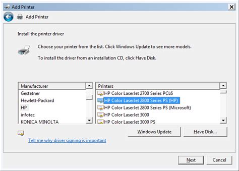 PDF Printer Printer Driver Installation