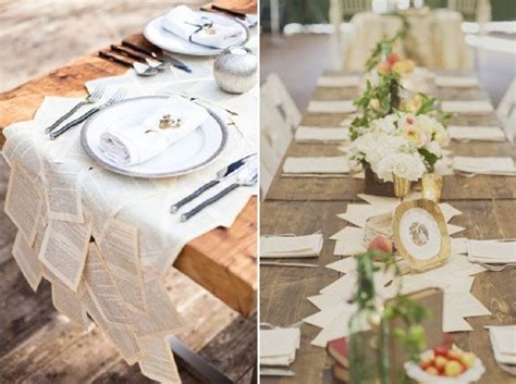 Des idées de chemins de table J ai dit oui Table mariage Chemin de