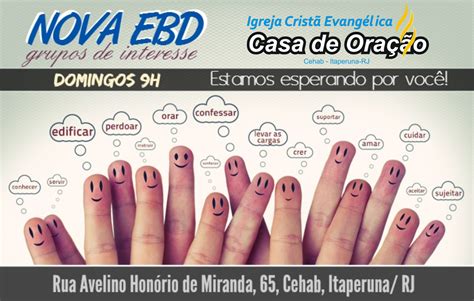 Nova EBD Casa de Oração Cehab IGREJA CASA DE ORAÇÃO CEHAB