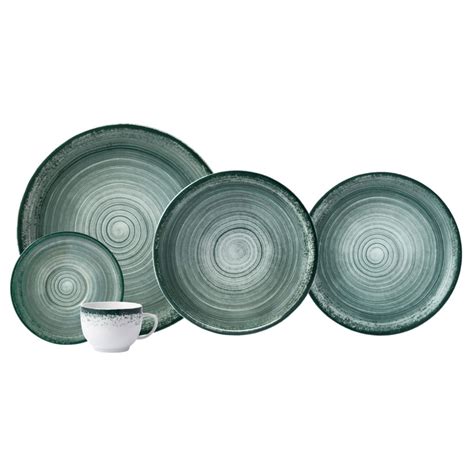 Aparelho de Jantar 30 Peças Esfera Verde Schmidt Primolare