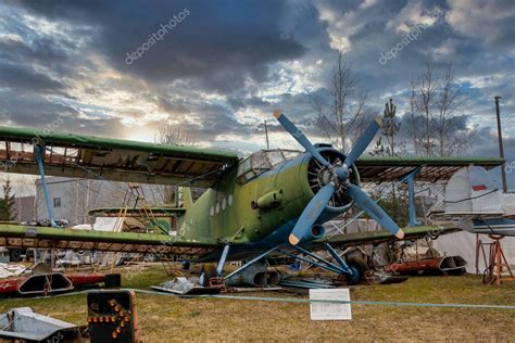 Riga Letonia 10 De Marzo De 2021 Avi N ANTONOV AN 2 En El Museo
