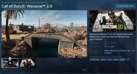 Call Of Duty War Zone 2 0 Is On Steam For First Time