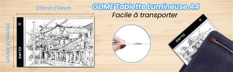 Glime Tablette Lumineuse A Mm Ultramince Stepless Dimming
