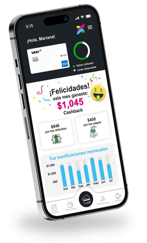 Tarjeta de Crédito Vexi Cashback MSI y sin anualidad