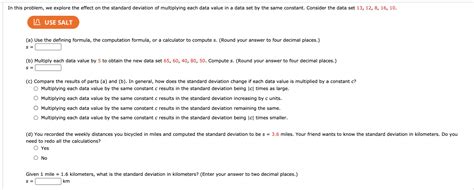 Solved In This Problem We Explore The Effect On The Chegg