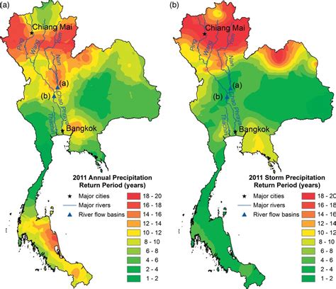 Thailand Climate Map