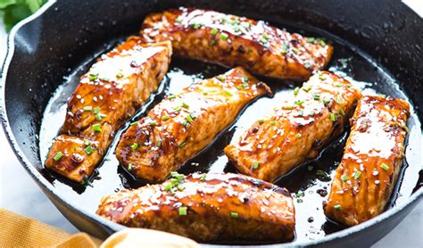 Easy One Pan Maple Glazed Salmon Recipe Maple Glazed Salmon Glazed