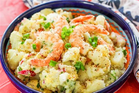 Salade De Pommes De Terre Aux Crevettes