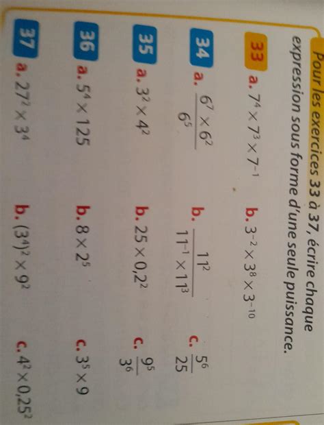 Bonjour Je Dois Faire Les Exercices 35 Et 36 Mais Je Ne Les Comprend