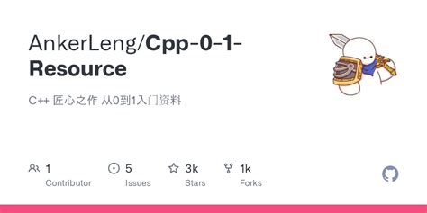 Cpp 0 1 Resource README Md At Master AnkerLeng Cpp 0 1 Resource GitHub