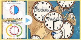 Ficha De Actividad Decir La Hora En Punto Y Media