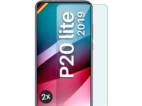 MOEX 2x Panzerglas Schutzfolie klar Schutzglas für Huawei P20 Lite