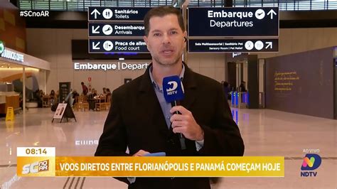 Voos diretos entre Florianópolis e Panamá começam a operar nesta terça