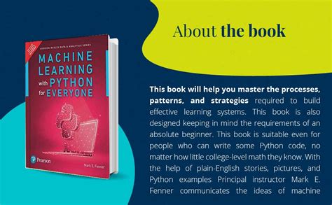 buy machine learning with python for everyone book online at low prices in india machine