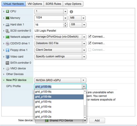 using gpus with virtual machines on vsphere part 3 installing the nvidia virtual gpu