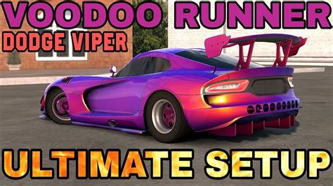 OLD VOODOO RUNNER Ultimate Setup Test Drive Dodge Viper Ultimate