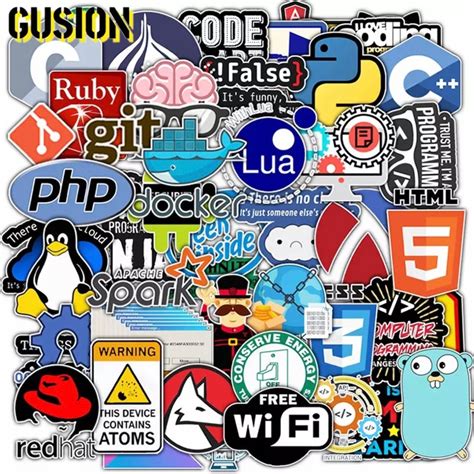 Pack Computer Programming Stickers Aesthetic Etsy