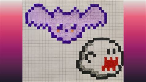 Pixel Art Chauve souris kawaï Nuage YouTube