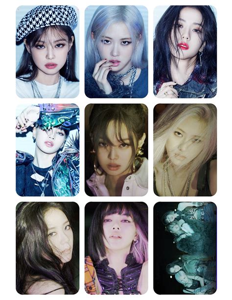 Blackpink Printable Photocards Web Blackpink Printable Photocards Set