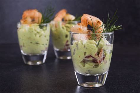 Verrine Saumon Crevette Avocat Et Fromage Frais Une Mise En Bouche