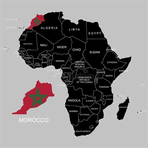 Marruecos África Explora Mapas Con Estilo Isométrico Y Fija La Etiqueta