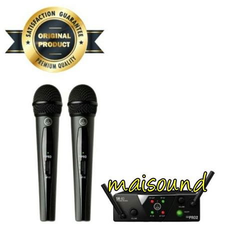 Jual MIC AKG WMS 40 MINI DUAL VOCAL SET ORIGINAL WIRELESS AKG MWS40
